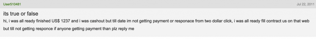 Two Dollar Click Review - Too Many Complaints - Your Income Advisor Two Dollar Click Review - Too Many Complaints - Your Income Advisor