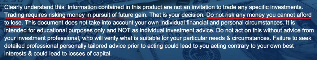 trading-everest-disclaimer | Your Income Advisor