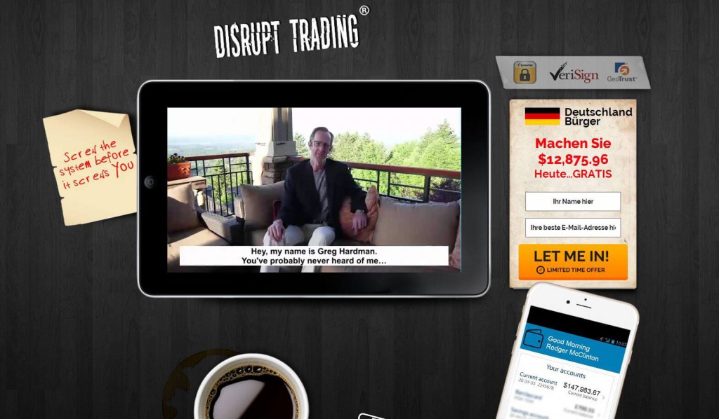 Is Disrupt Trading a Scam? - It looks like Everything that Greg Hardman ...
